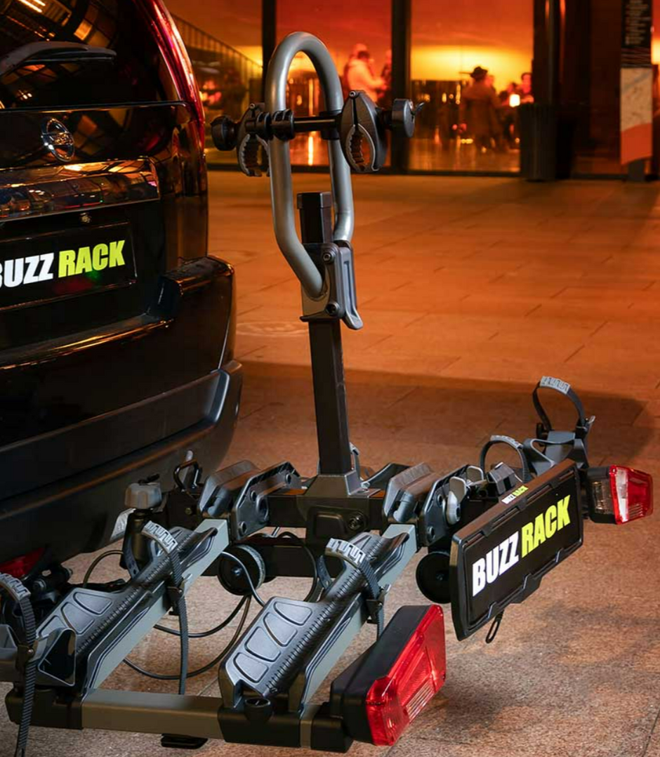 Towball Mounted bike racks – Tas Electric Vehicles